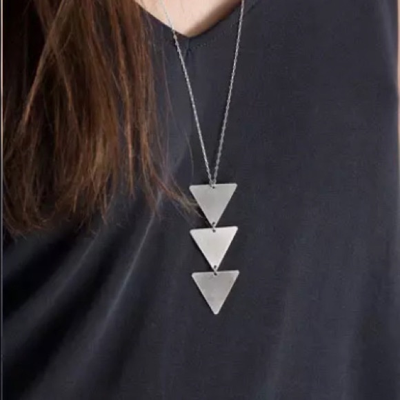 Jewelry | New Triangle Long Pendant Necklace | Poshmark
